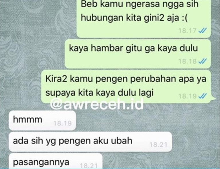 10 Chat WA Minta Putus, Bikin Nyesek Sampai Nyeleneh - Dailysia