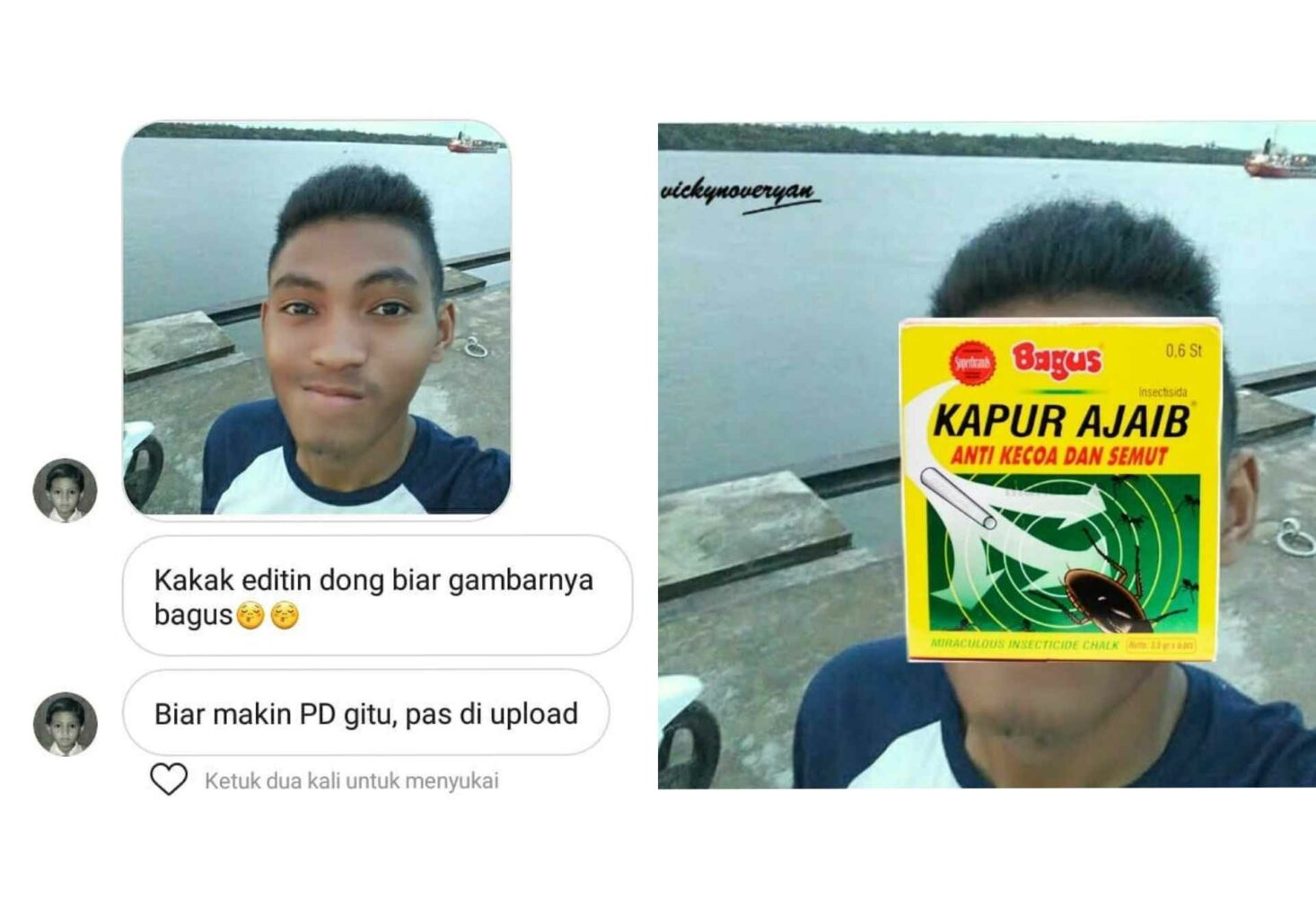 10 Potret Before After Foto Editan Ini Hasilnya Bikin Pasrah - Dailysia