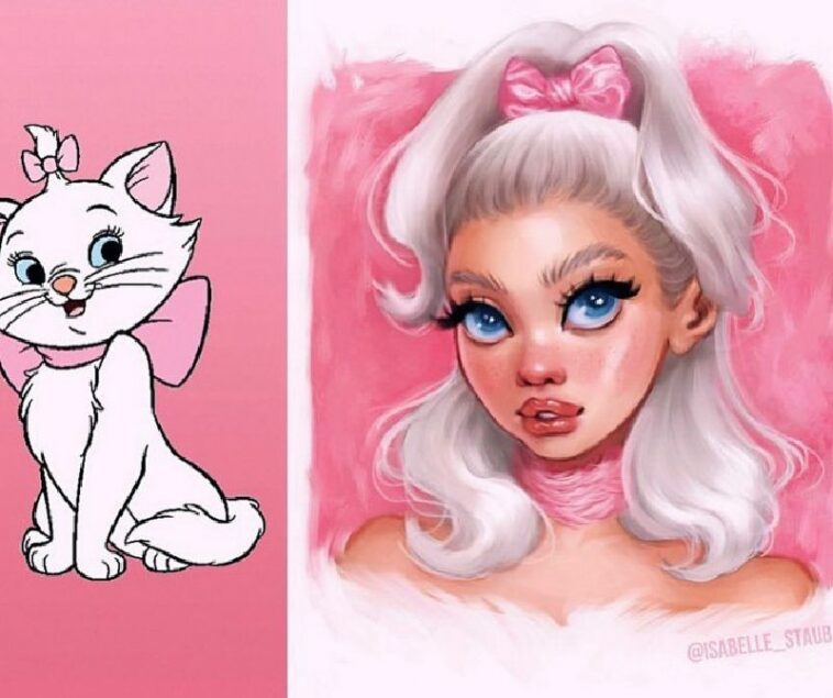 Penuh Gaya, 10 Potret Kartun Disney yang Diilustrasikan Jadi Manusia