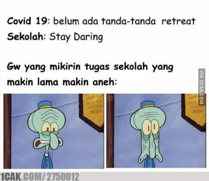 10 Meme Lucu Sekolah Online, Bikin Ngenes Plus Ngakak - Dailysia