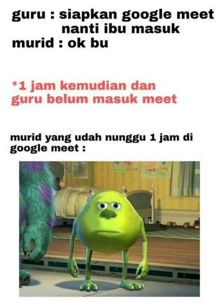 10 Meme Lucu Sekolah Online, Bikin Ngenes Plus Ngakak - Dailysia