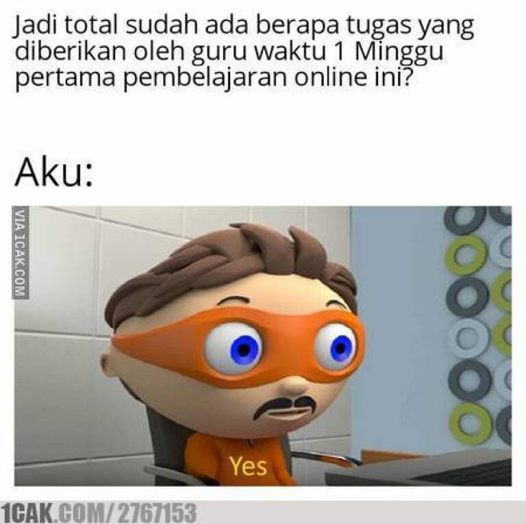 10 Meme Lucu Sekolah Online, Bikin Ngenes Plus Ngakak - Dailysia