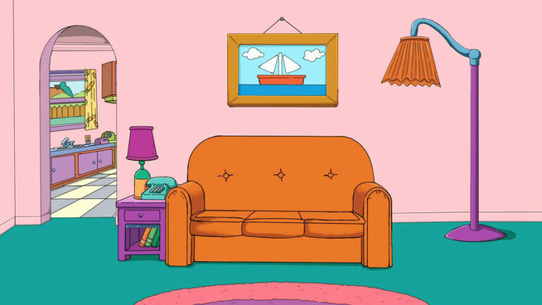 5 Potret Redesign Interior Rumah The Simpsons, Hasilnya Estetik Parah ...