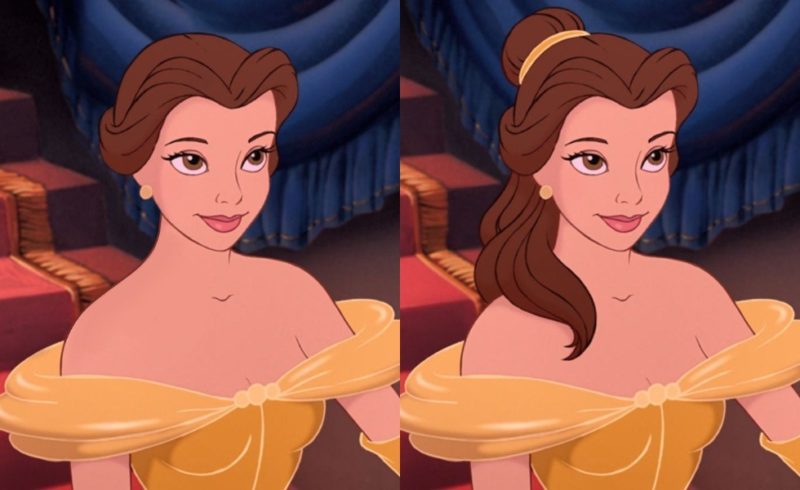 10 Ilustrasi Jika Princess Disney Berambut Pendek, Rapunzel Kayak Apa ...