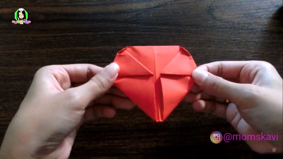 12 Langkah Membuat Origami Love 3D, Spesial Untuk Orang Terkasih - Dailysia