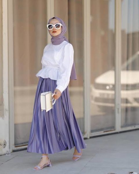 10 OOTD Baju Ungu untuk Wanita, Terlihat Stylist - Dailysia