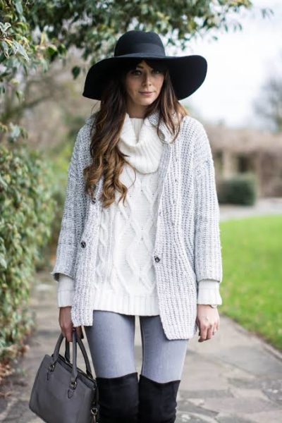 10 OOTD Cardigan Rajut, Bisa Dipakai Sehari-hari - Dailysia