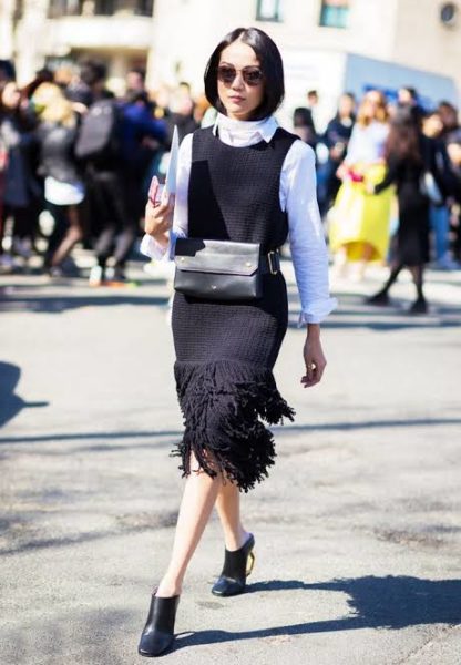 Simpel, 10 Padu Padan Outer Rajut Kekinian - Dailysia