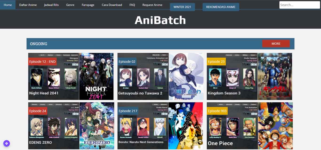 20 Situs dan Aplikasi Nonton Anime Sub Indo, Bisa Nonton Sepuasnya!