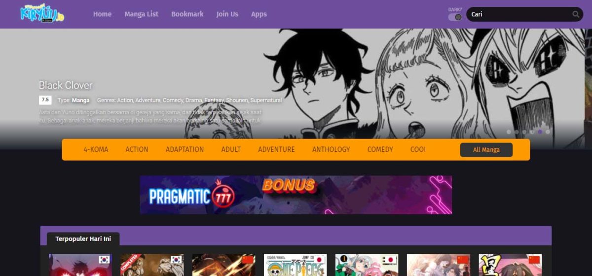 14 Situs Baca Komik Gratis yang Bikin Kamu Ketagihan - Dailysia