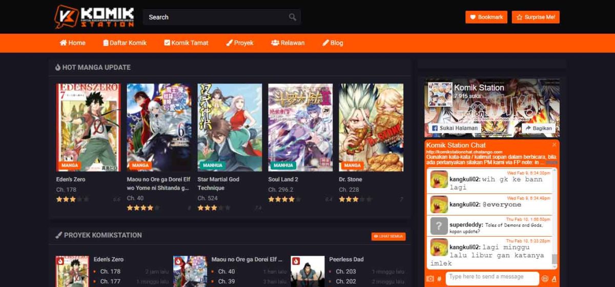 14 Situs Baca Komik Gratis yang Bikin Kamu Ketagihan - Dailysia