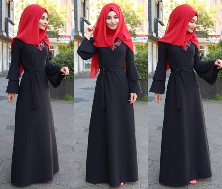 17 Warna Jilbab yang Cocok dengan Gamis Hitam - Dailysia