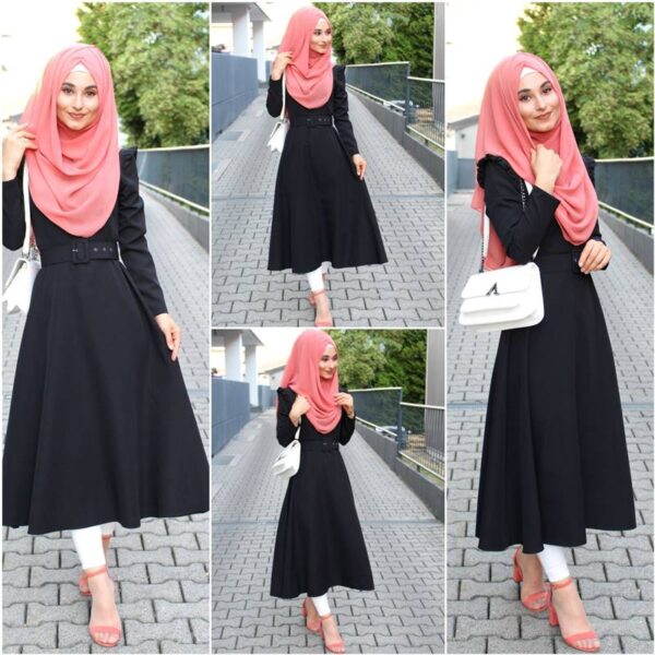 17 Warna Jilbab yang Cocok dengan Gamis Hitam - Dailysia